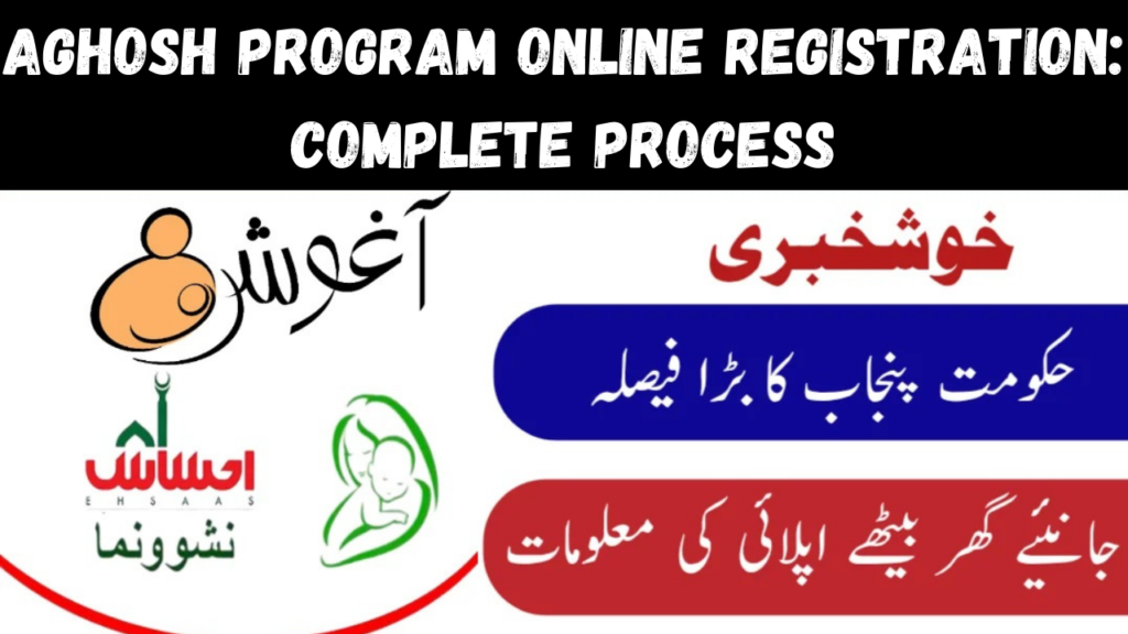 Aghosh Program Online Registration: Complete Process - pser.punjab.gov.pk